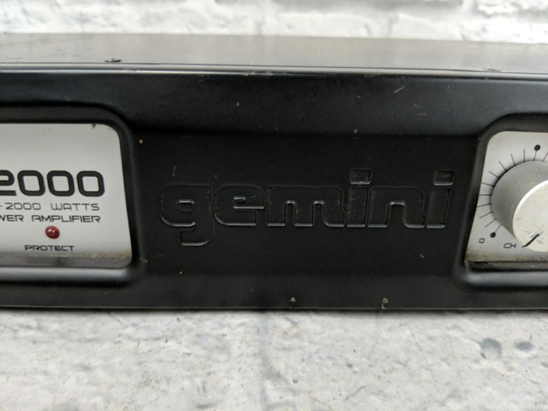 Gemini GPA-2000 2000 Watt Power Amp - Evolution Music