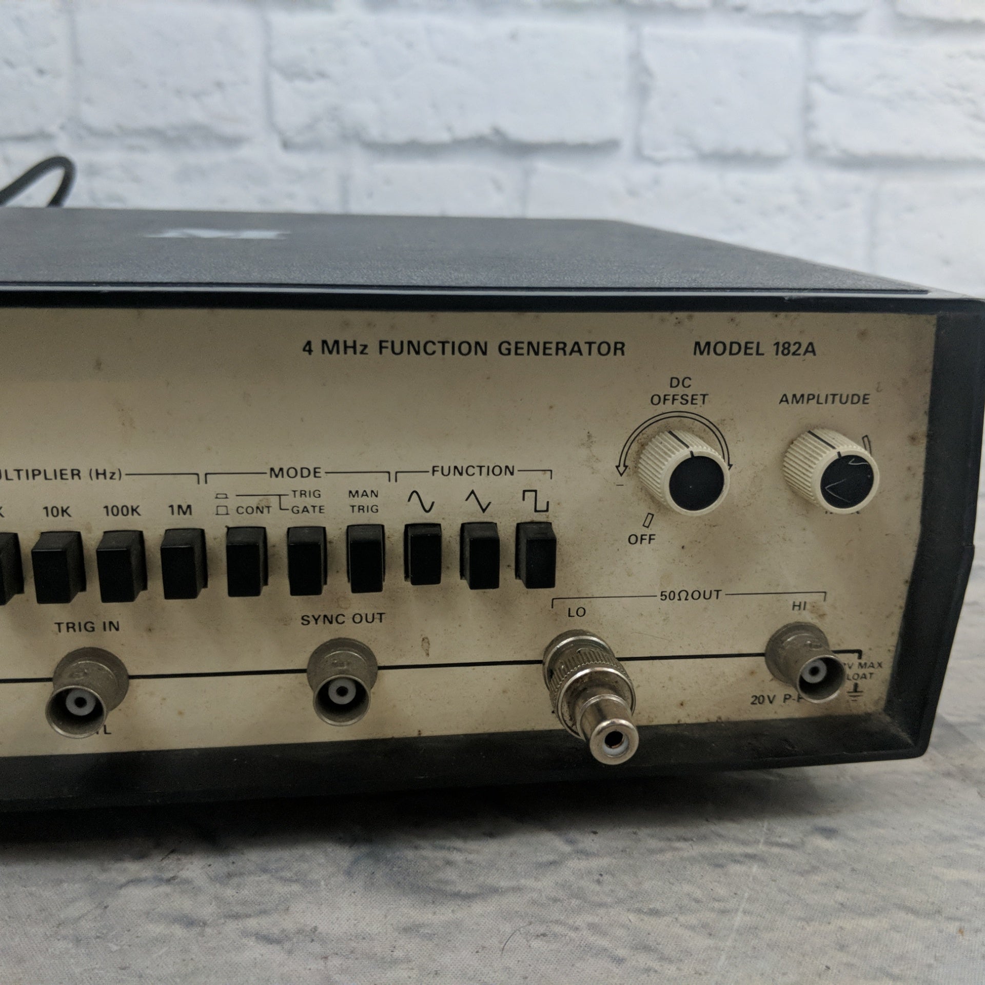 Wavetek 182A 4 MHZ Function Generator - Evolution Music