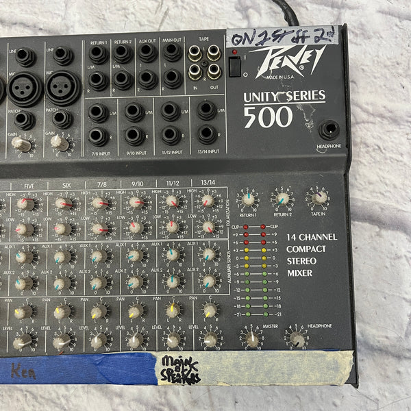 Peavey Unity Series 500 Mixer - Evolution Music