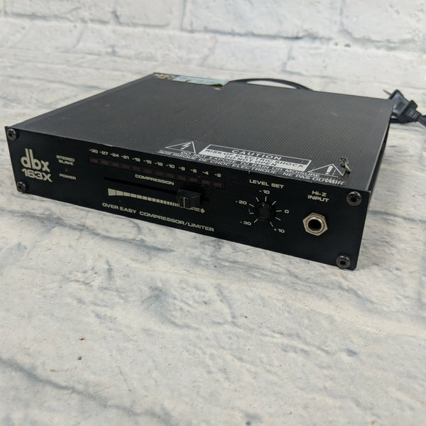 DBX 163X Over Easy Compressor / Limiter - Evolution Music