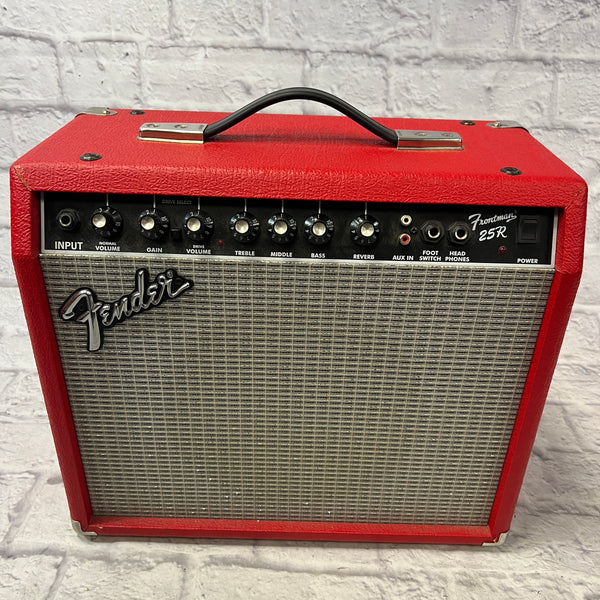 Fender FM25R Frontman Red Tolex Guitar Combo Amp - Evolution Music