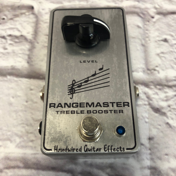 Handwired Guitar Effects Rangemaster Treble Booster Pedal - Evolution Music
