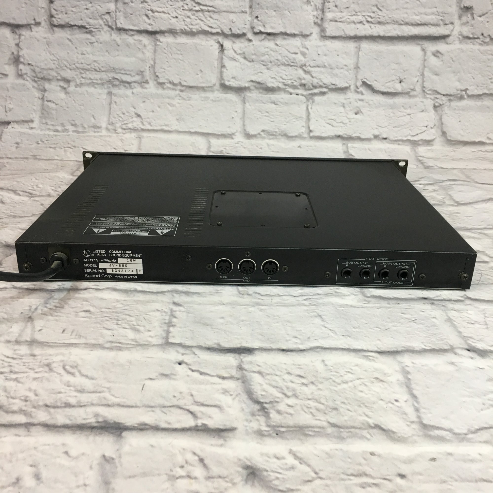 Roland JV-880 Rack Synth with Sounds of the 60s 70s Expansion Card ...