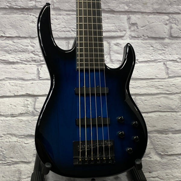 Carvin USA 6-String Bass Guitar Midnight Blue Burst - Evolution Music