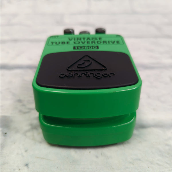 Behringer TO800 Vintage Tube Overdrive Pedal TS9 Style - Evolution Music