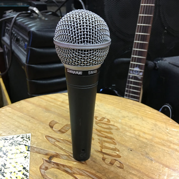 Shure SM48 Dynamic Mic w Case and Manual - Evolution Music