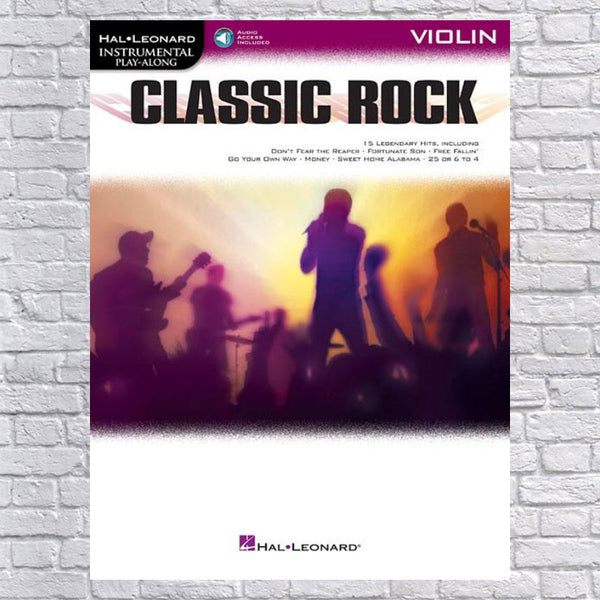 Classic Rock Instrumental Play-along For Violin Instrumental Play-alon ...