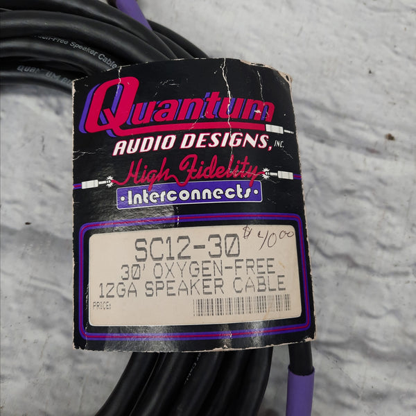 Quantum SC12-30 30' 12 GA Speaker Cable - Evolution Music