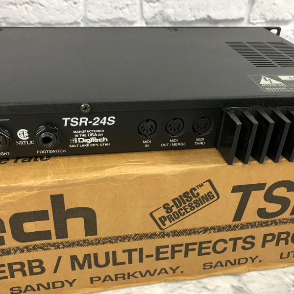 Digitech TSR-24 Stereo Rack Multi-Effects Processor - Evolution Music