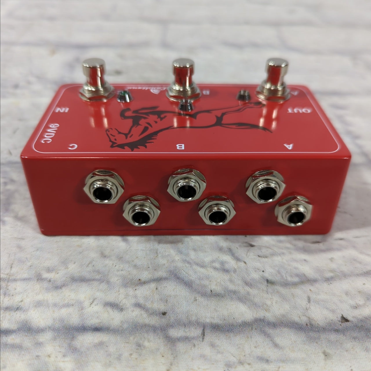 Landtone 3 Pedal Looper - Red - Evolution Music