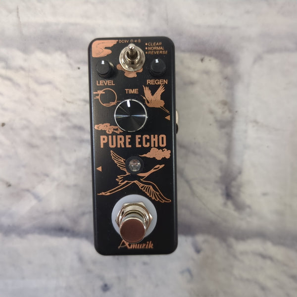 Amuzik Pure Echo Delay Pedal - Evolution Music