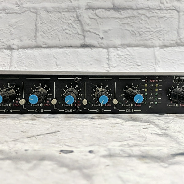 Ashly LM-308 8-Channel Stereo Line Level Rack Mixer - Evolution Music