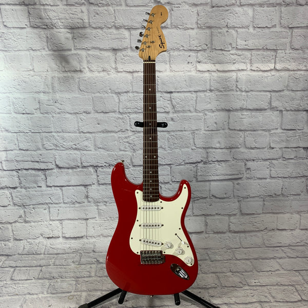 Squier Affinity Red Stratocaster Electric Guitar - Evolution Music