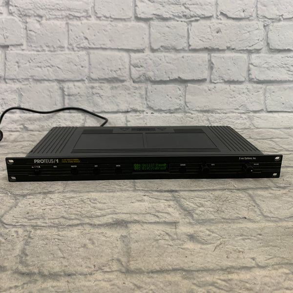 E-Mu Proteus 1 One Rackmount Synth 16-Bit Multi-Timbral Digital 1989 ...