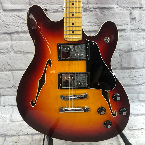 Fender Starcaster Semi-Hollow Body Electric Guitar with Case ...