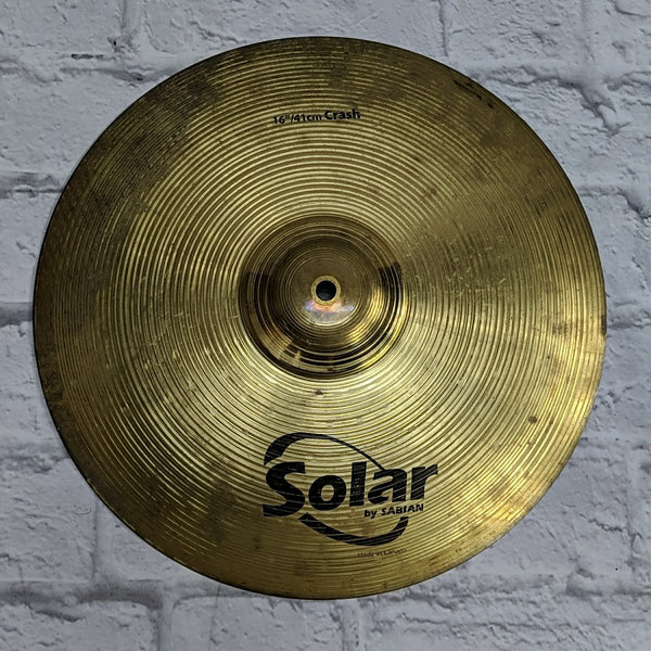 Solar by Sabian 16 Crash Cymbal - Evolution Music