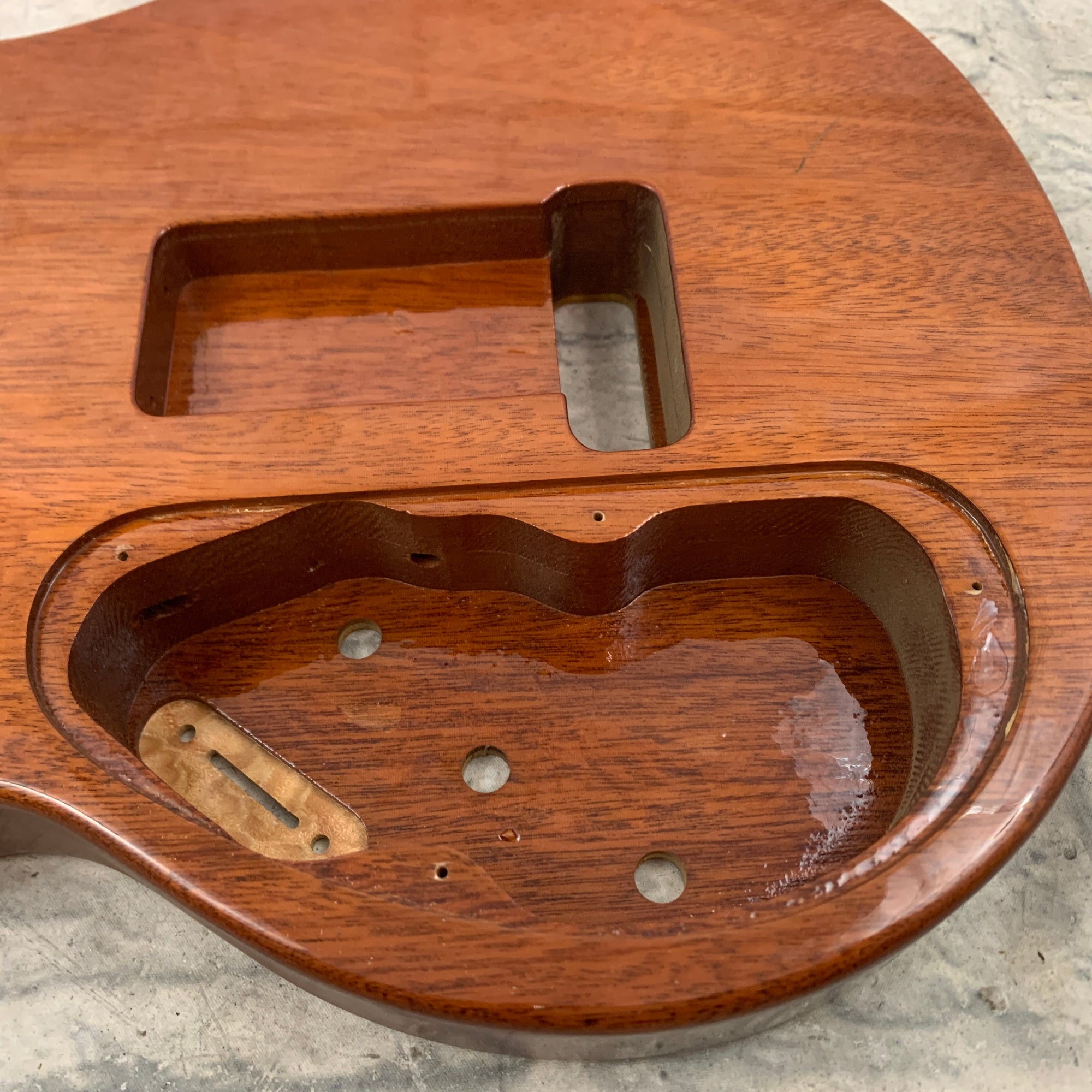 1990s Warmoth EVH Velocity Body - AAA Quilted Maple Figured Top over 1 ...