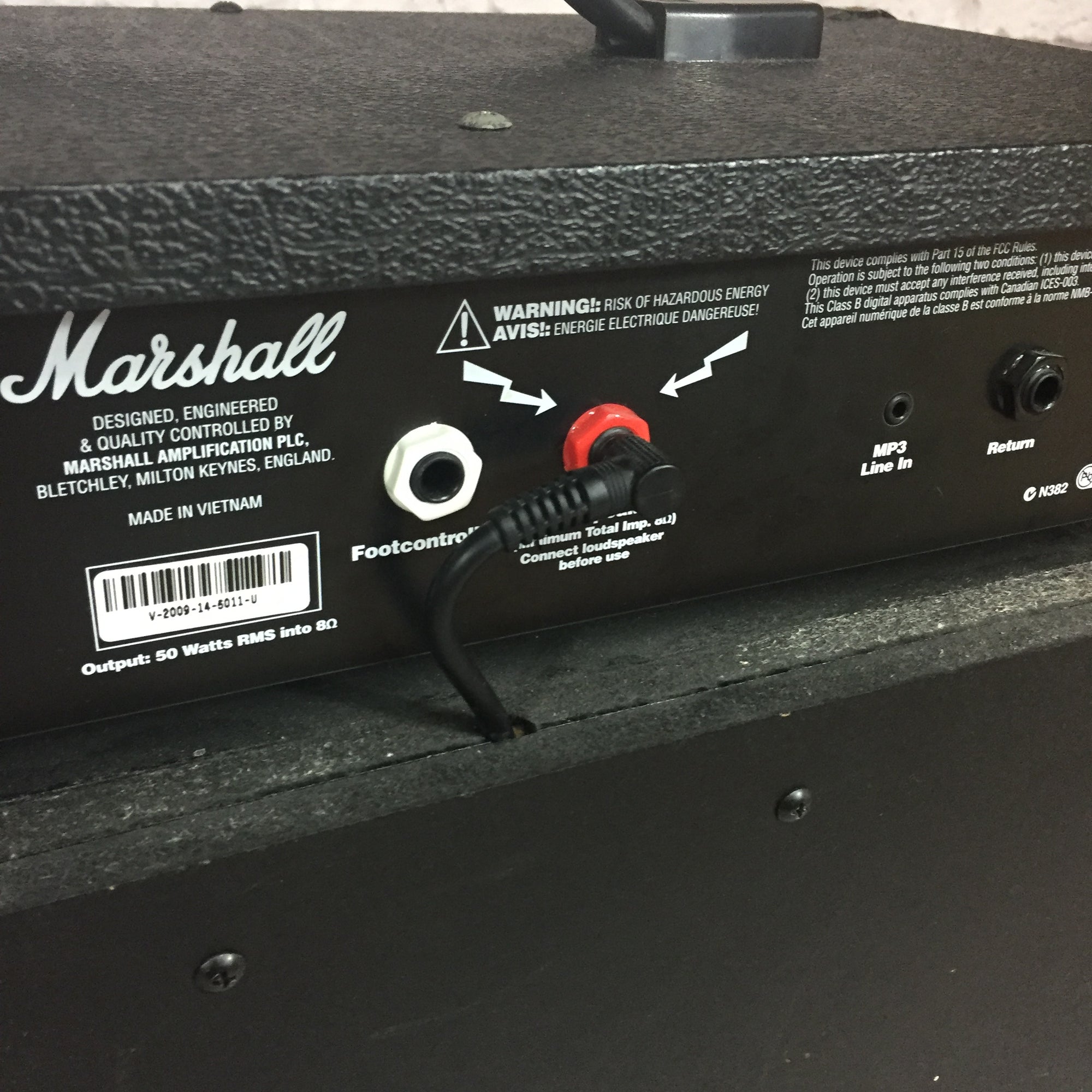 Marshall MG50FX Guitar Combo Amplifier - Evolution Music