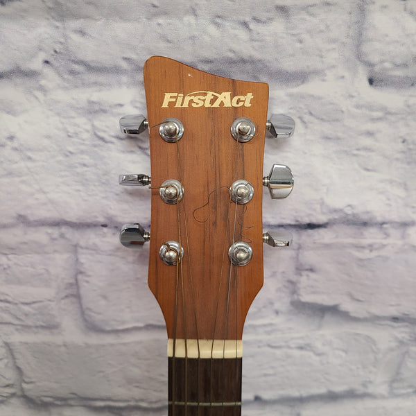 First Act MG 380 Acoustic Dreadnought Guitar AS IS - Evolution Music