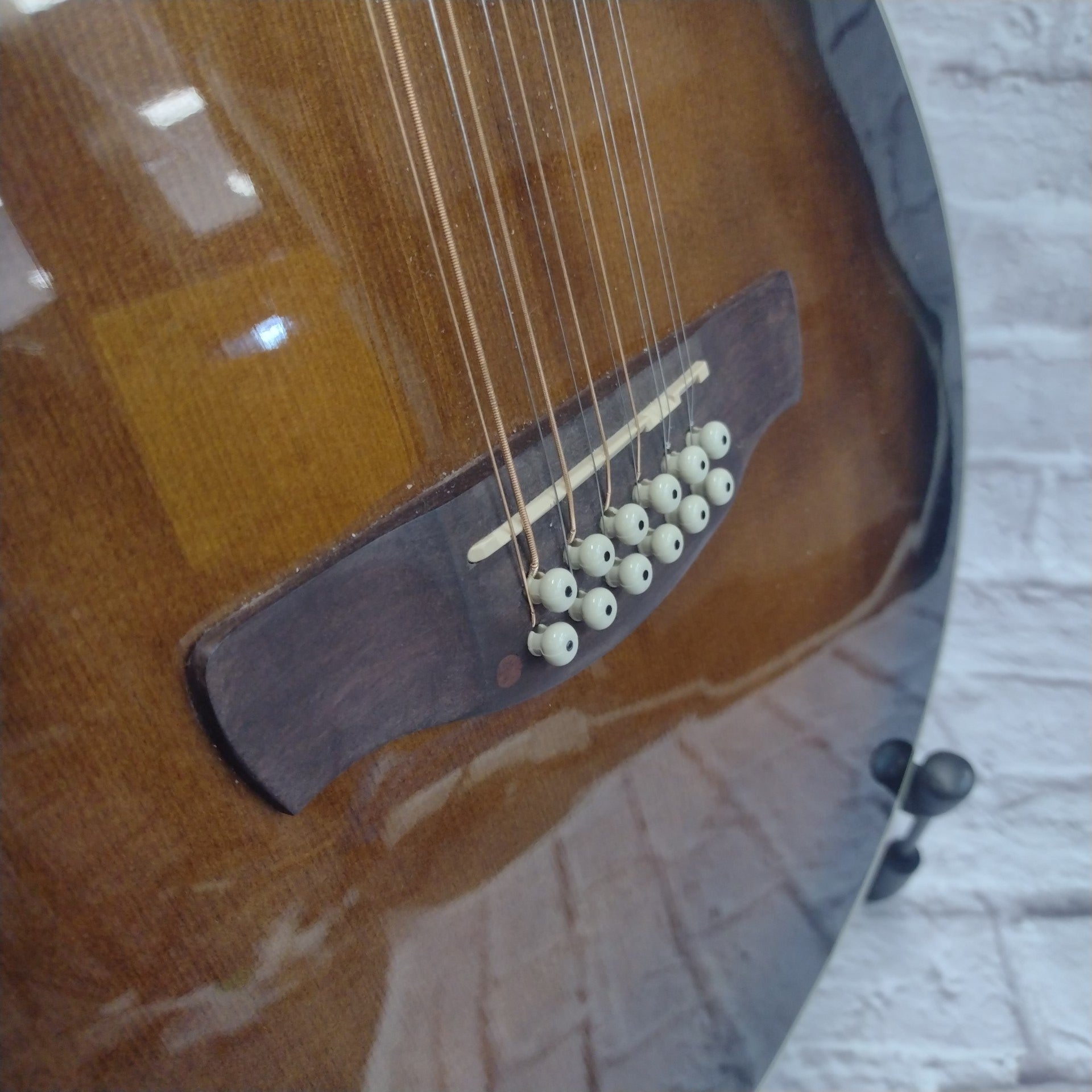 Ibanez AEG1812II-DVS Dark Violin Sunburst 12 String Acoustic Guitar AS ...