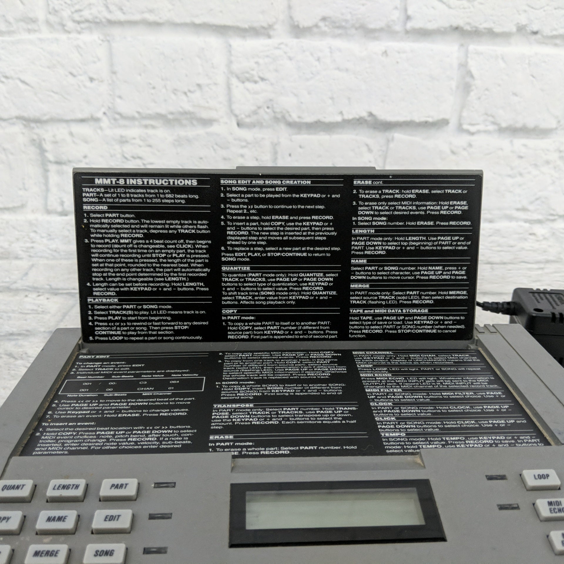 Vintage Alesis MMT-8 Multi Track Midi Recorder - Evolution Music