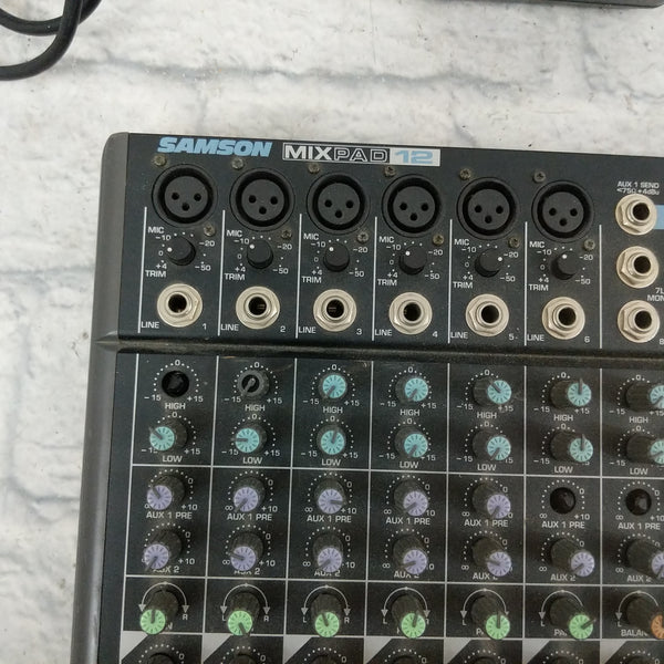 Samson MIxpad 12 Compact Mixing Board - Evolution Music