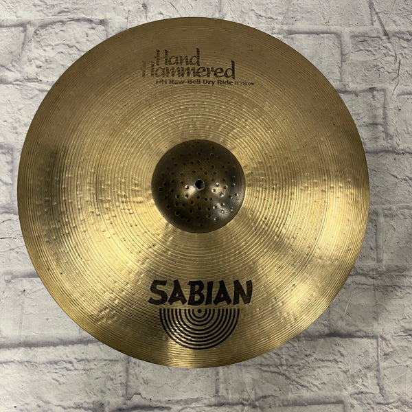 Sabian Hand Hammered Raw Bell Dry Ride 21" - Evolution Music
