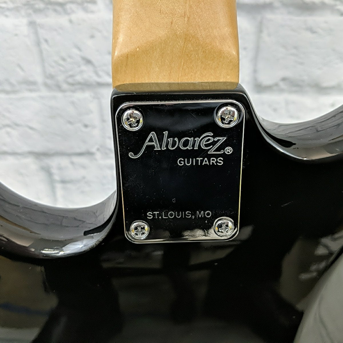 Alvarez Classic II Fat Strat Electric Guitar Black - Evolution Music