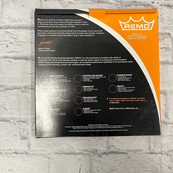 Remo 13" controlled sound clear Drum Head - Evolution Music