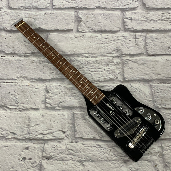 Traveler Speedster Travel Electric Guitar Black w/ Gig Bag - Evolution ...