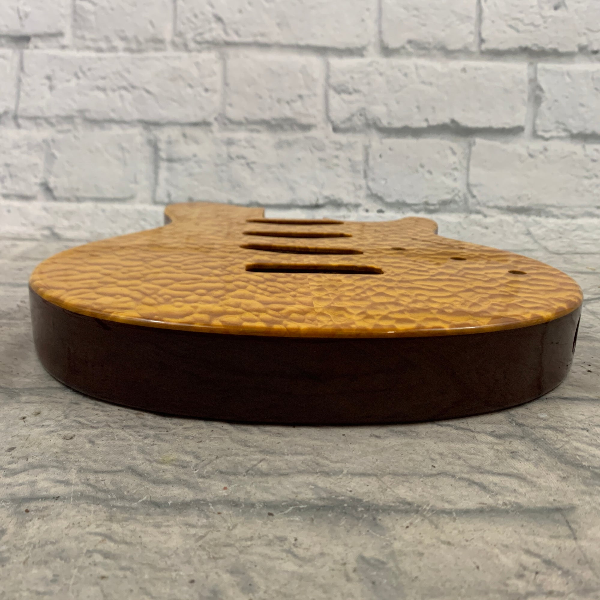 1990s Warmoth EVH Velocity Body - AAA Quilted Maple Figured Top over 1 ...