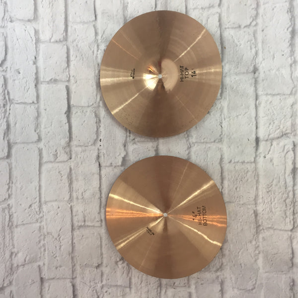 Atlas B8 14" Hi Hat Cymbals UFIF Made in Italy - Evolution Music