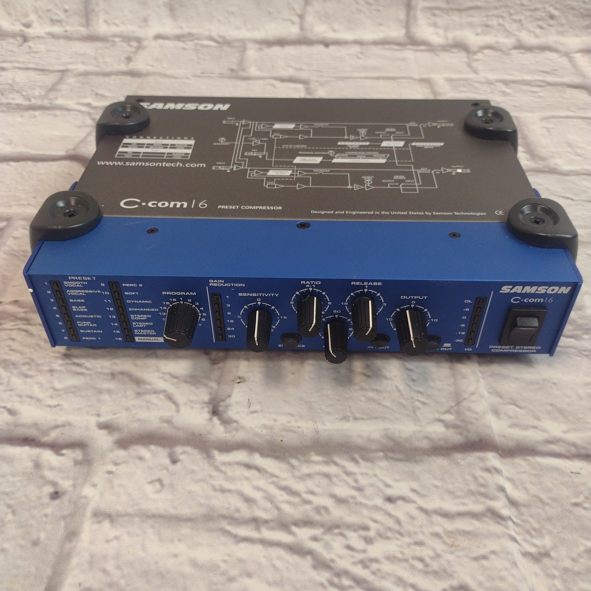 Samson C-Com 16 Compressor - No Power Supply - Evolution Music