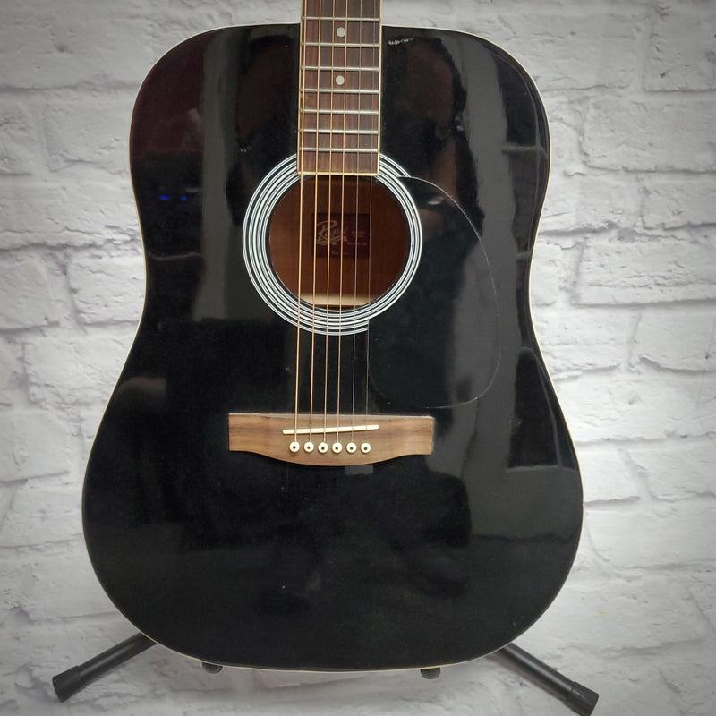Rogue RA-100D Acoustic Guitar Black - Evolution Music