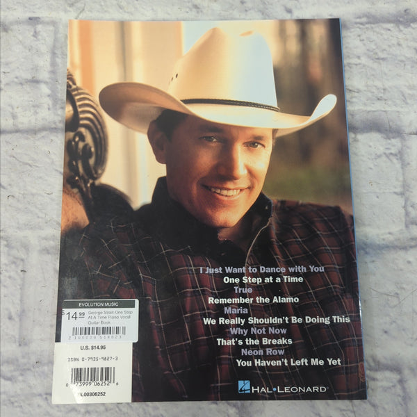 George Strait One Step At A Time Piano Vocal Guitar Book - Evolution Music
