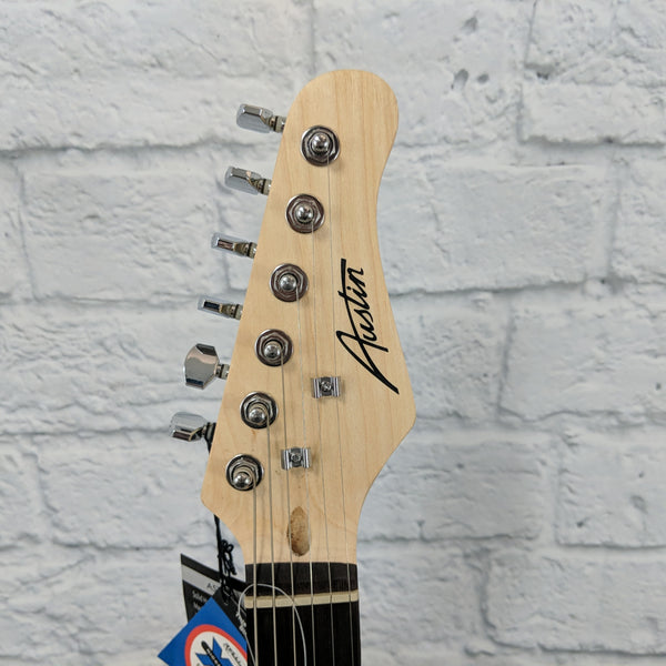 Austin AST100 Electric Guitar in Black - Evolution Music