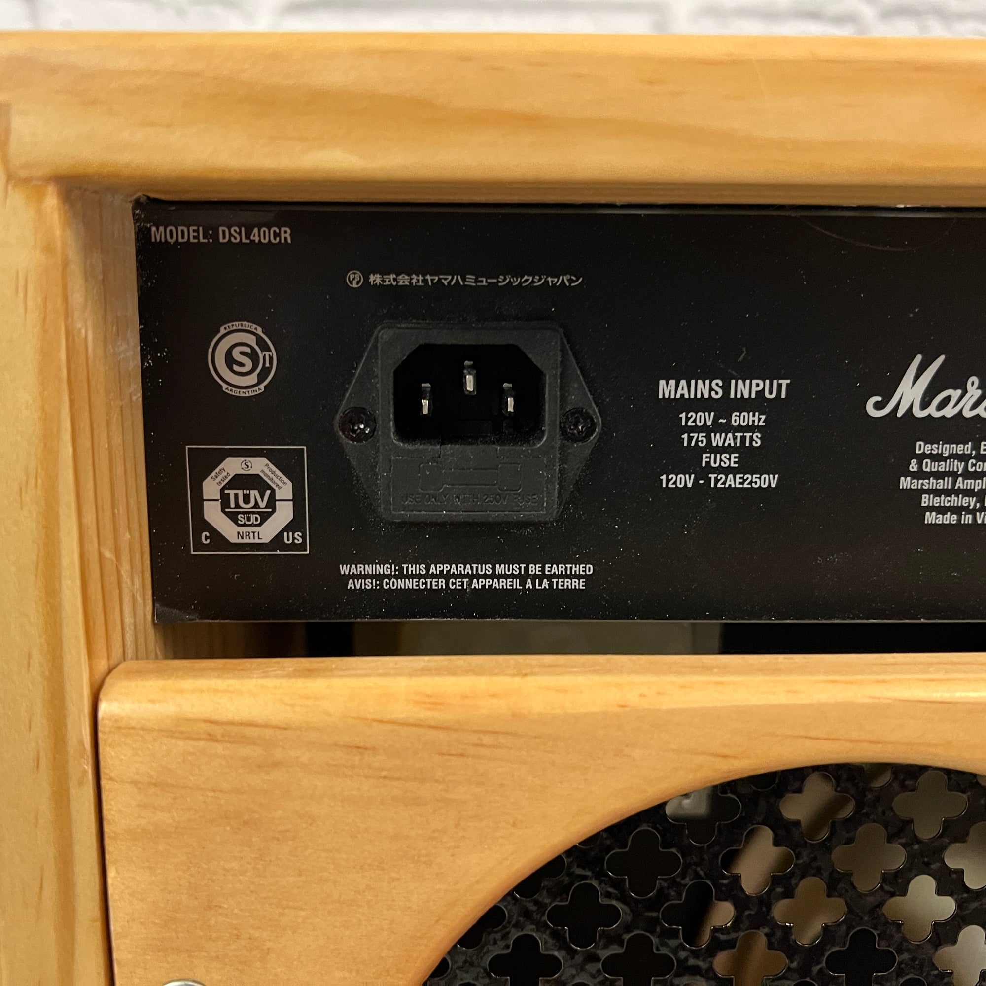 Marshall DSL40 Tube Combo Amplifier in Handmade Pine Cabinet ...
