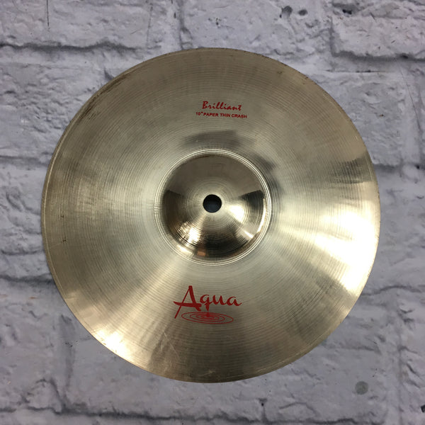Aqua 10in Paper Thin Splash Cymbal - Evolution Music