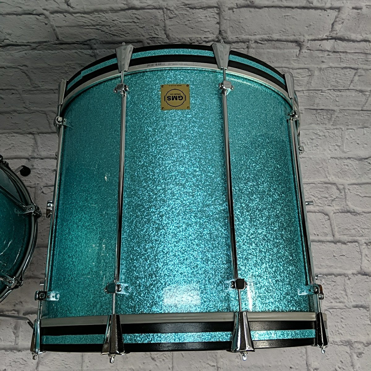 GMS Grand Master Series Turquoise Sparkle Drum Kit - Evolution Music