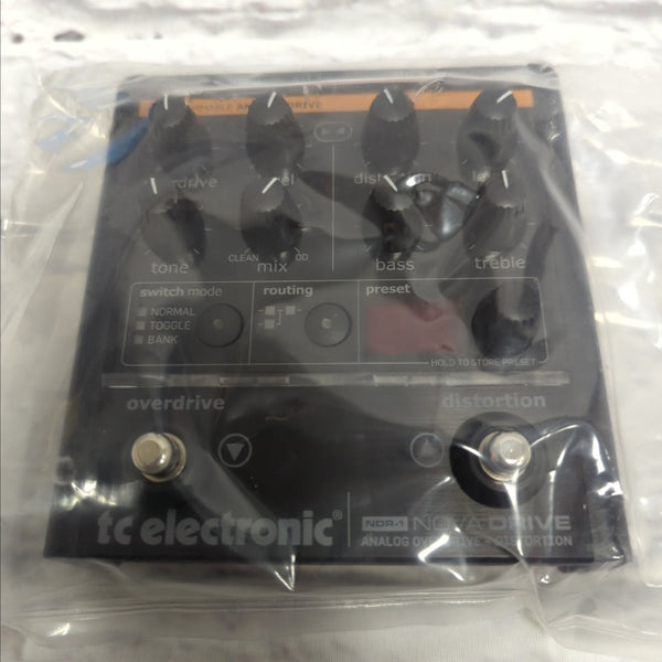 TC Electronic Nova Drive NDR-1 Overdrive Distortion Pedal - Evolution Music