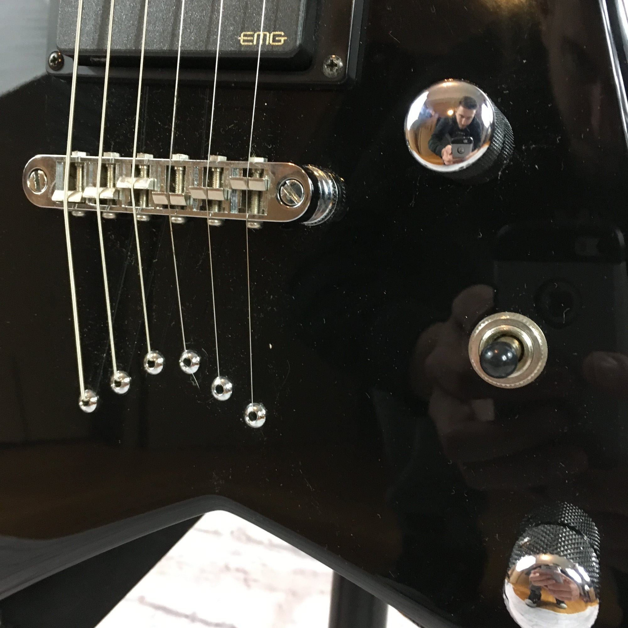 Jackson Rhodes V Black Electric Guitar - Evolution Music