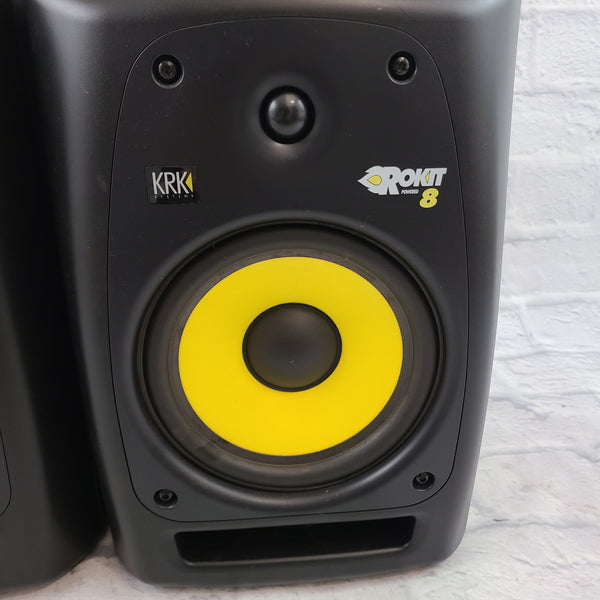 KRK Systems Rockit 8 Studio Monitors (Pair) - Evolution Music
