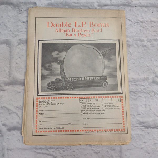 Vintage Rolling Stone Magazine - No 107 April 27 1972 - Marvin Gaye Mi ...