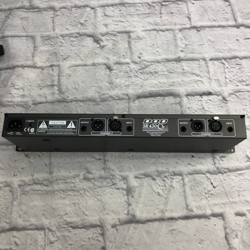 DOD SR430QX Dual Rack Equalizer - Evolution Music