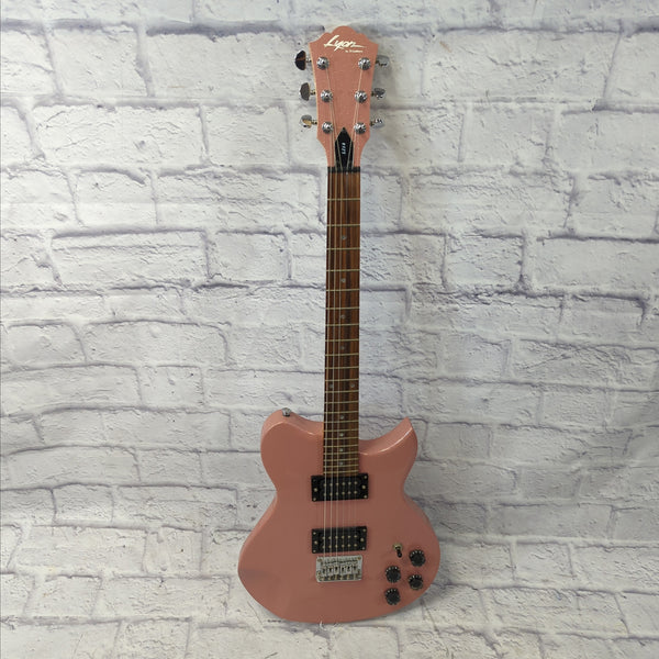 Lyon LI15 Pink Sparkle Electric Guitar - Evolution Music