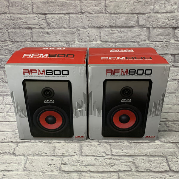 Akai RPM800 Studio Monitor Pair - Evolution Music