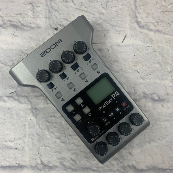 Zoom PodTrack P4 Podcasting Interface - Evolution Music