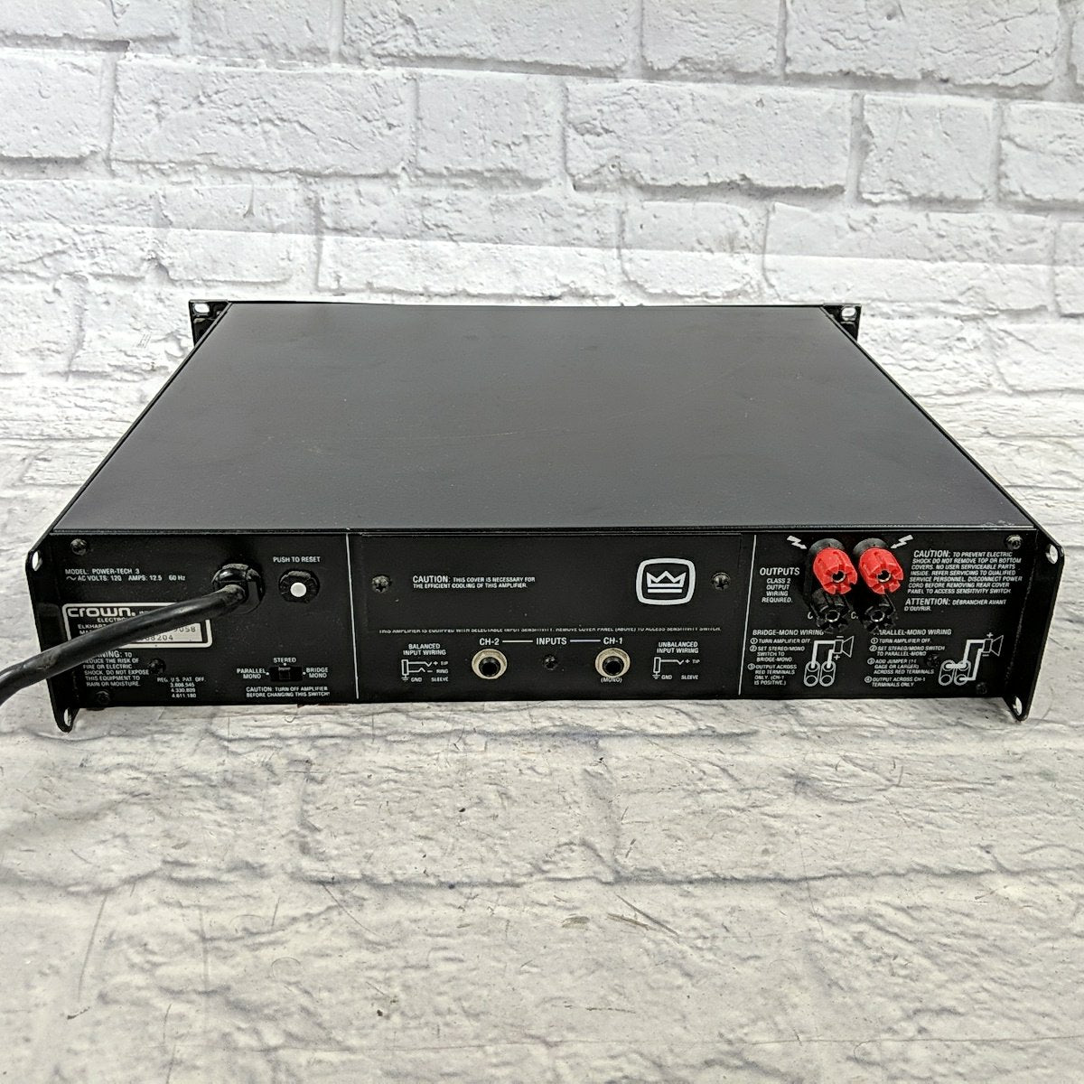 Crown Power-Tech 3 Power Amp - Evolution Music