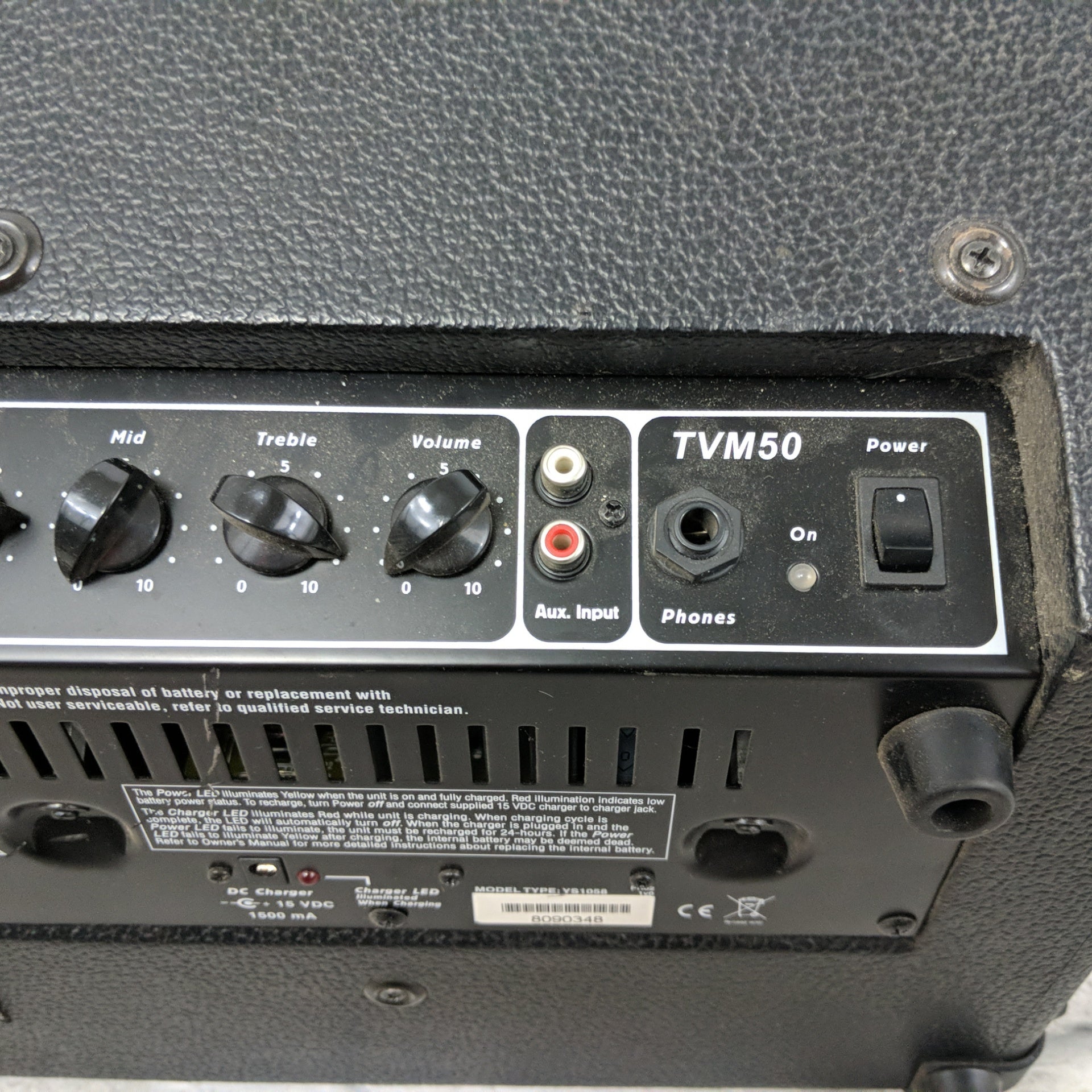 Traynor TVM50 50W 1x10 Battery Powered Guitar Combo Amp - Evolution Music