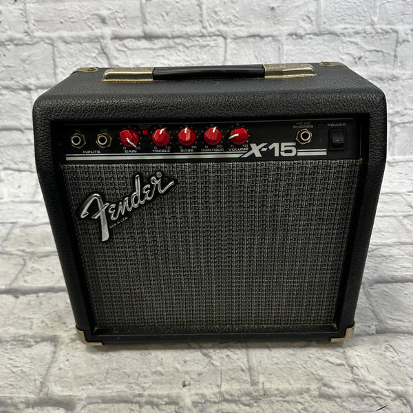 Fender X-15 Red Knob Guitar Combo Amp AS IS - Evolution Music